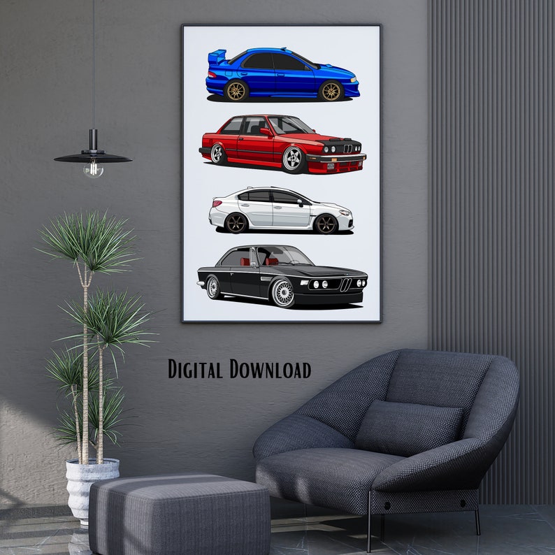 Custom Car Vector Art: Personalized Car Drawing Gift (digital File) - Etsy