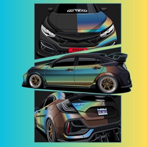 Personalized Custom Car Digital Drawing,vector Car Illustration ...