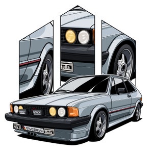 Digital Car Illustration, Custom Car Poster, Car Portrait, Car Art ...