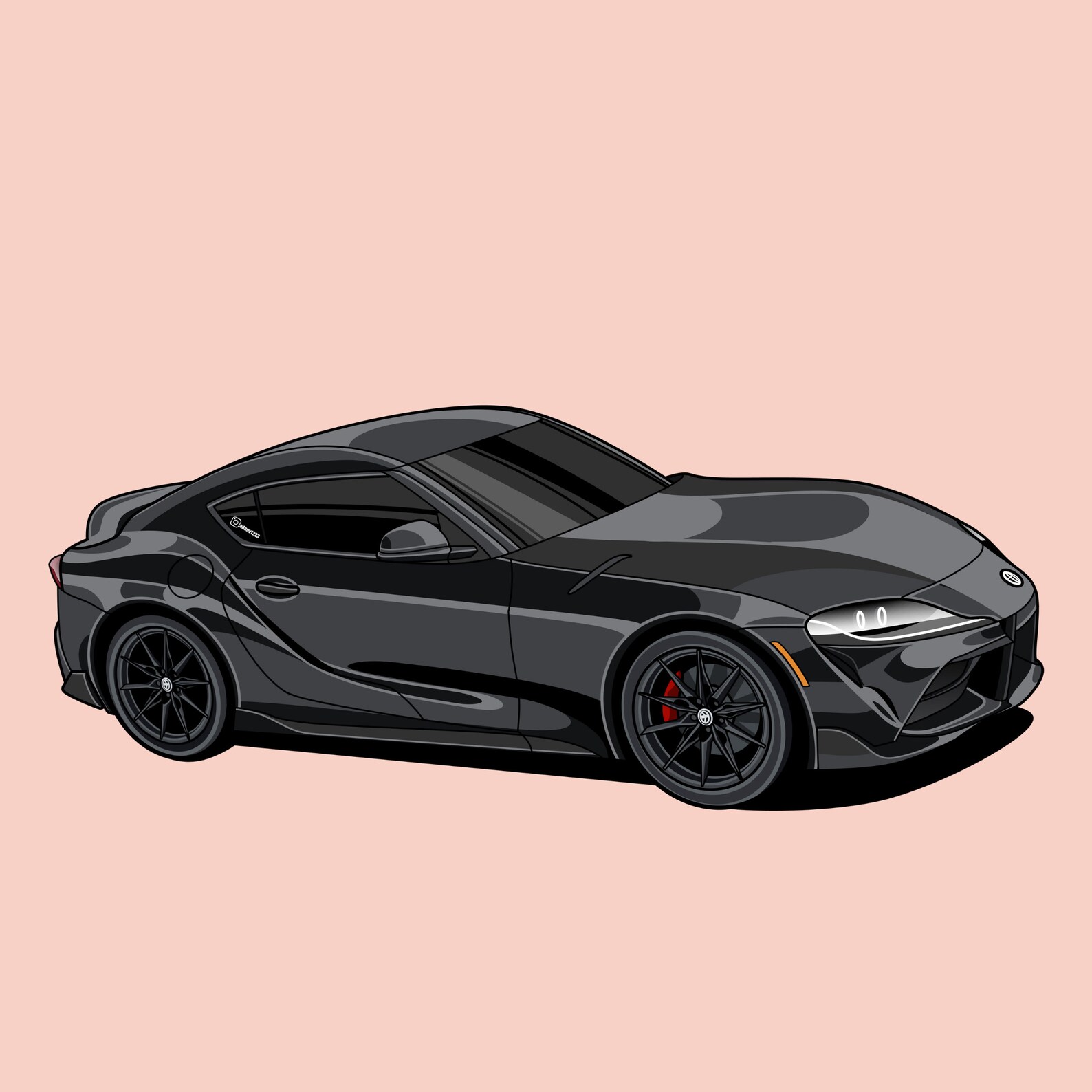Custom Car Vector Art, Personalized Digital Drawing (digital File) - Etsy