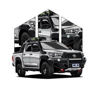 Digital Car Illustration, Custom Car Poster, Car Portrait, Car Art ...