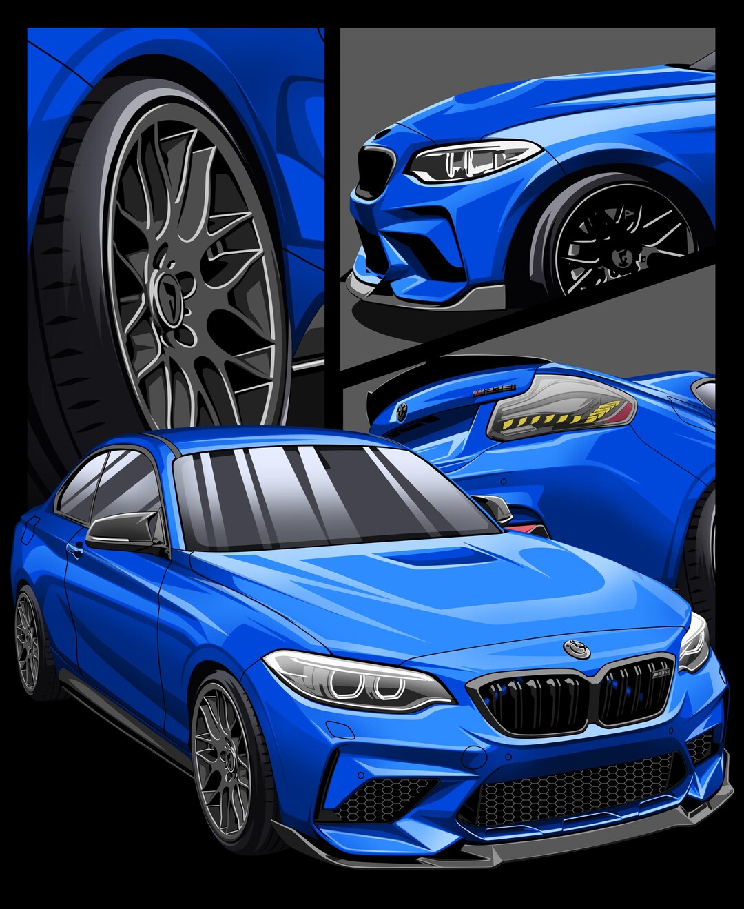 Custom Car Vector Art, Personalized Car Illustration (digital File) - Etsy