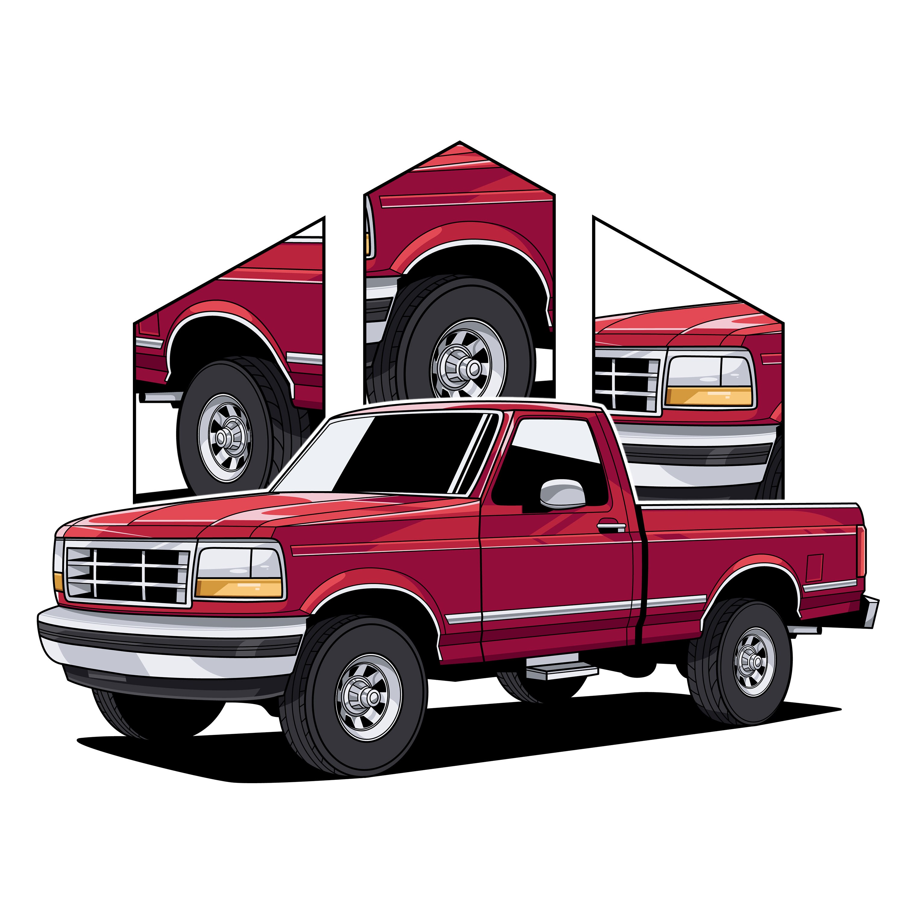 Custom Car Vector Art Print: Personalized Car Portrait (digital ...