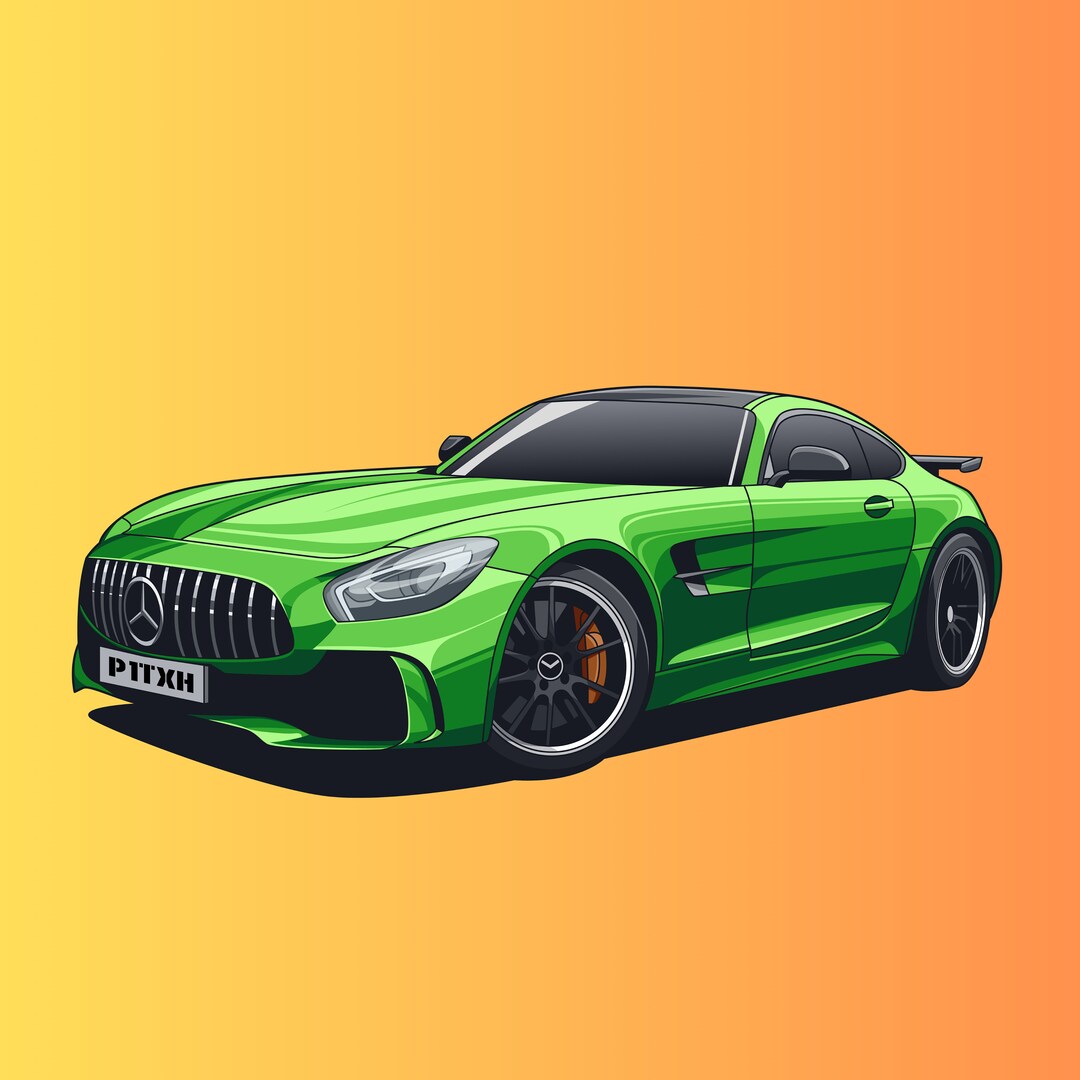 Custom Car Vector Art: Personalized Car Illustration (digital File) - Etsy