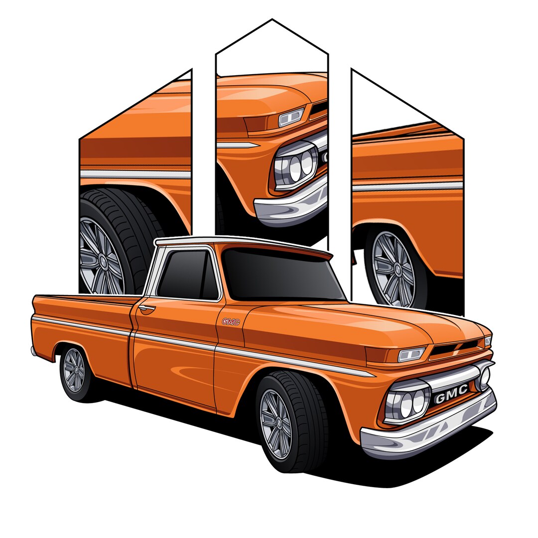 Digital Car Illustration, Custom Car Poster, Car Portrait, Car Art ...