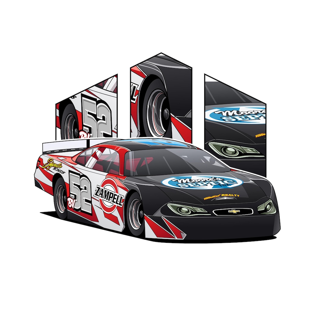 Detailed Digital Car Illustration, Custom Car Poster, Car Portrait, Car ...