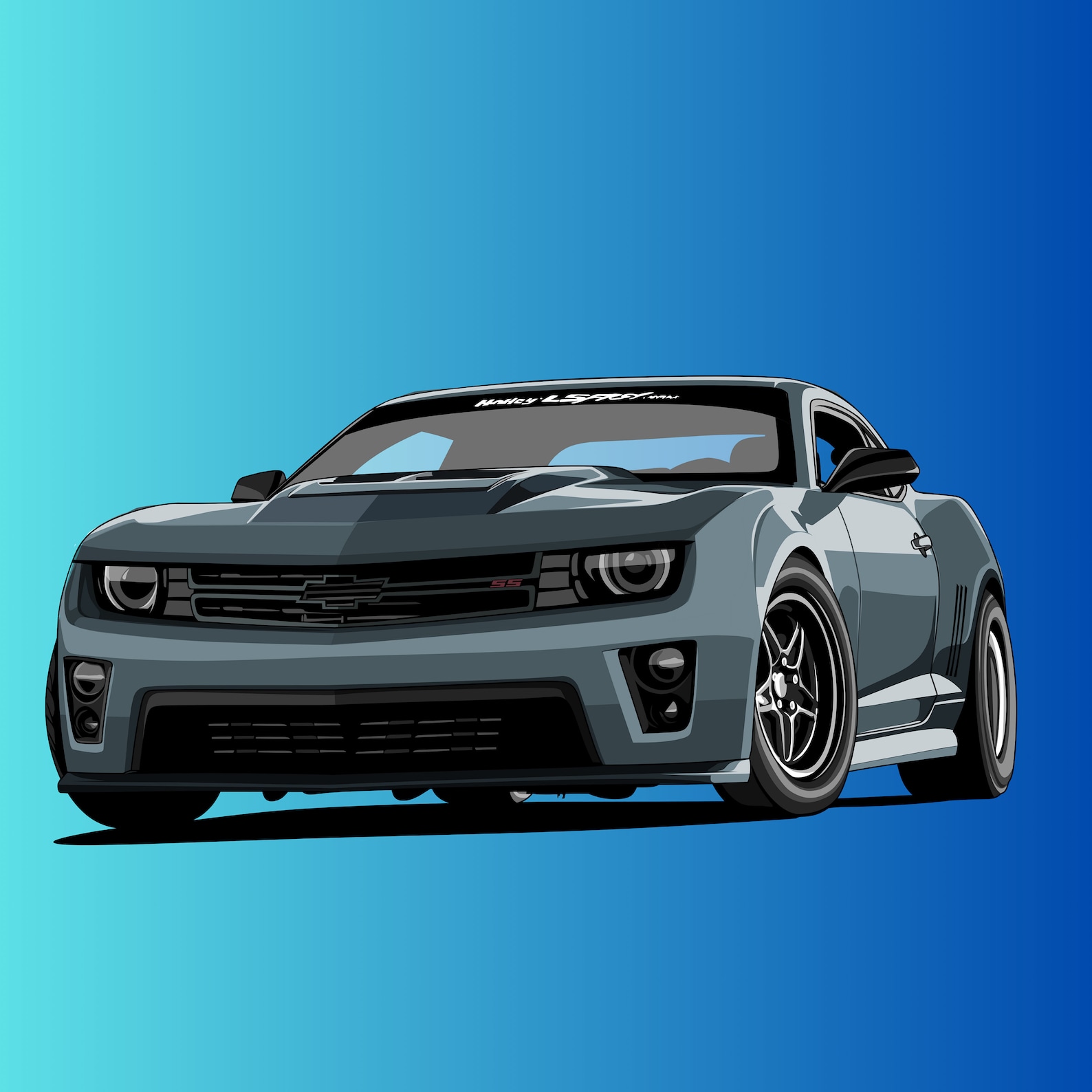 Custom Vector Car Drawing, Personalized Car Art (digital File) - Etsy