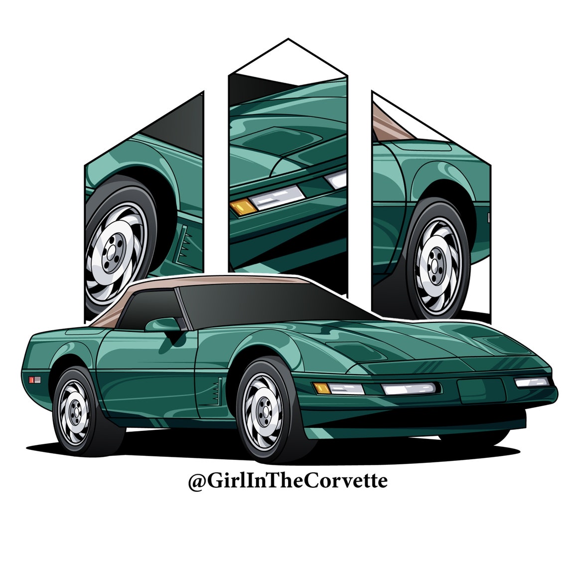 Custom Car Illustration: Personalized Car Portrait Art (digital ...
