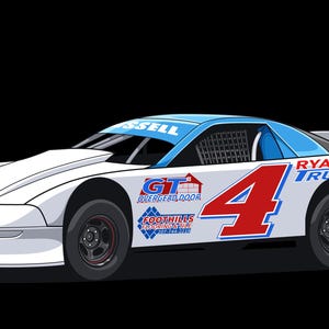 Detailed Digital Car Illustration, Custom Car Poster, Car Portrait, Car ...