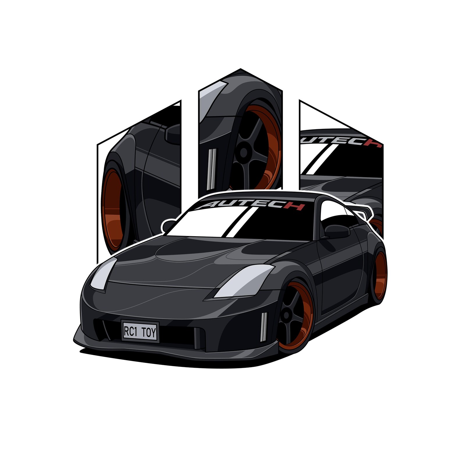 Custom Vector Car Drawing, Personalized Car Art, Car Guy Gift (digital ...