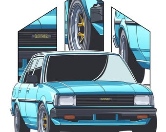 Car Illustration, Custom Car Drawing/poster, Car Portrait, Car Art ...