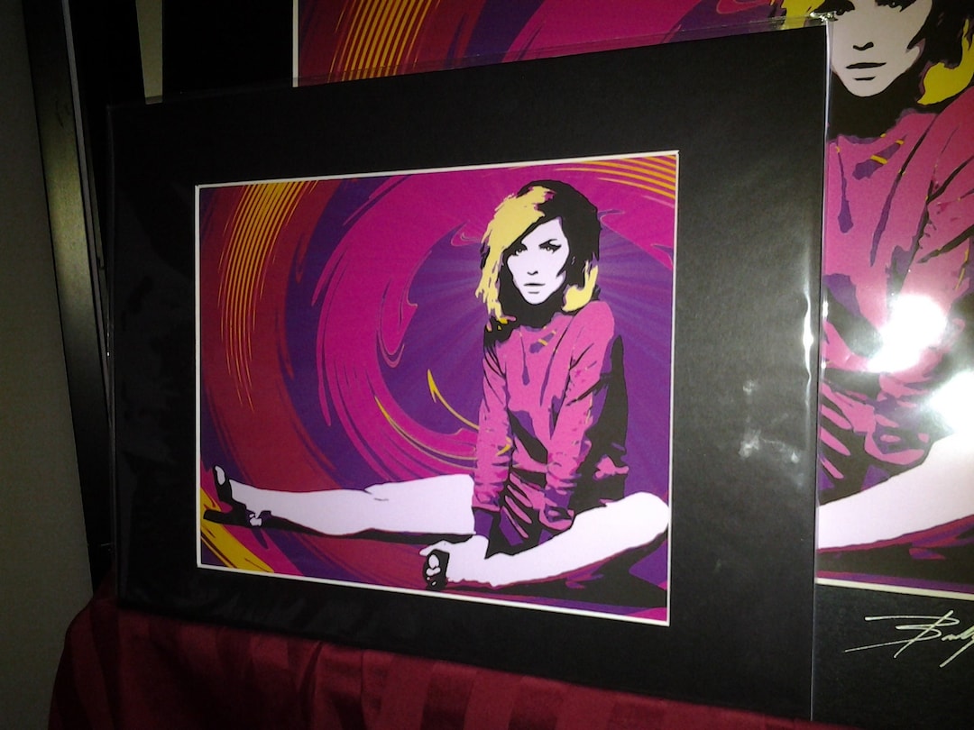 Blondie Debbie Harry Portrait New Wave Matted Wall Art Print - Etsy
