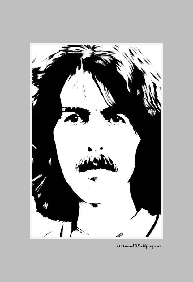 George Harrison Stencil