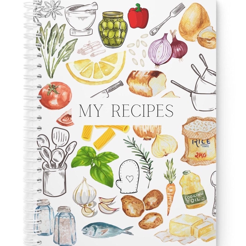 Recipe Notebook - Etsy