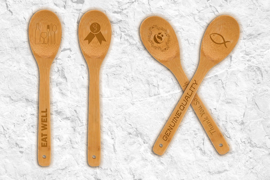 Personalized Wooden Spoon | Custom Wood Spoons | Laser Engraved Wooden ...