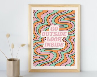 Go Outside Poster - Etsy