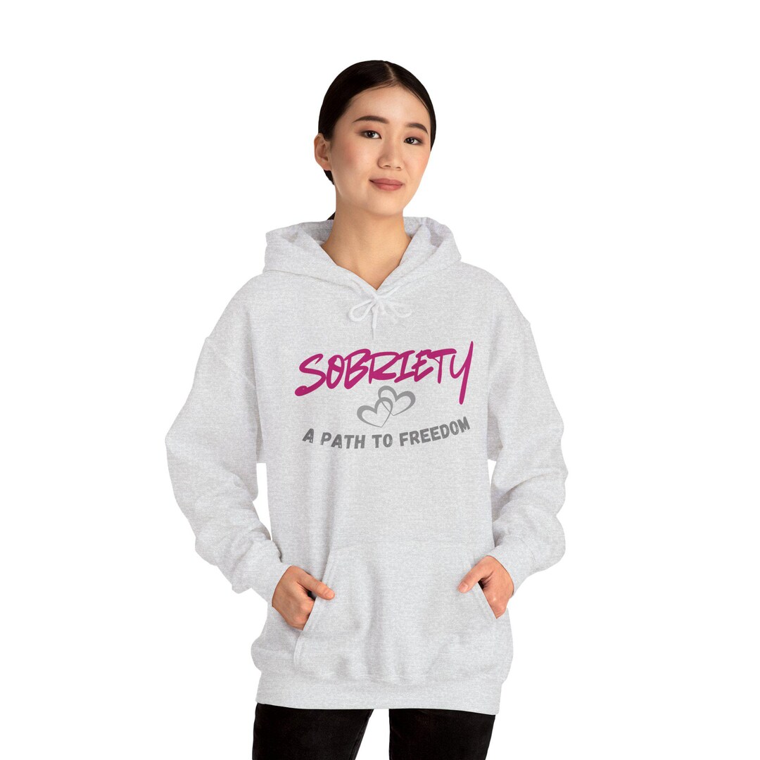 Path to Freedom Recovery Hoodie, Sobriety Hooded Sweatshirt, Sober ...