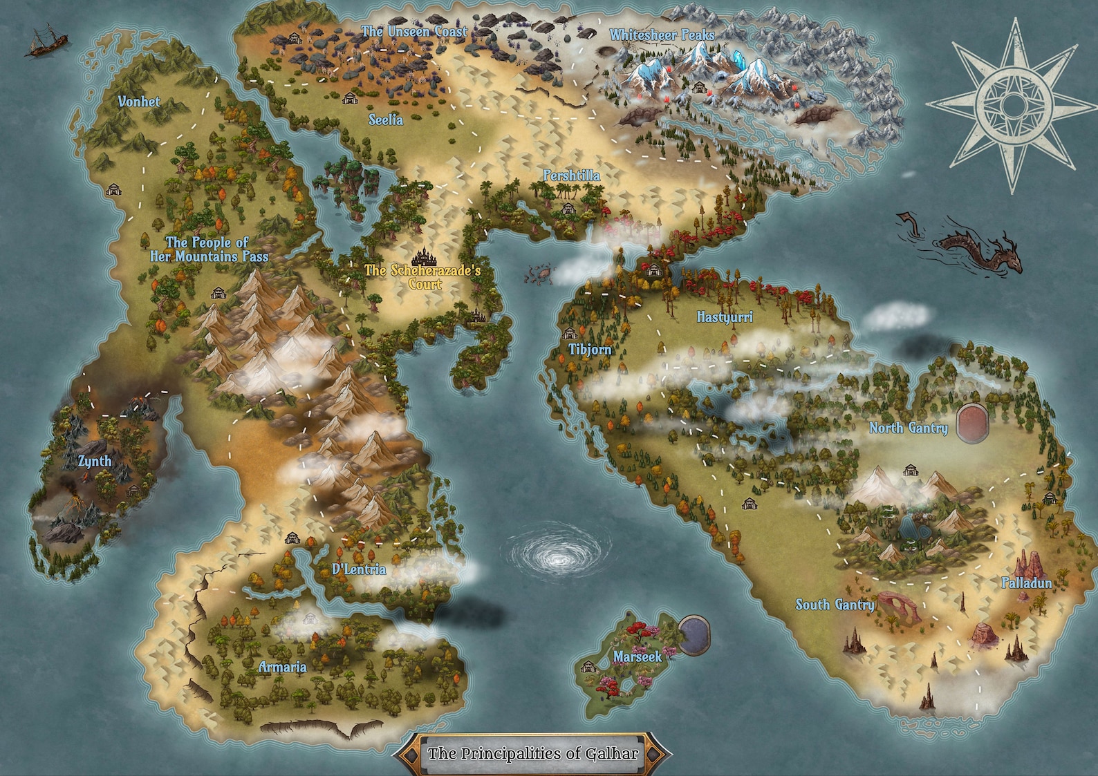 Custom Fantasy Map Commission for Writers, D&D, Dms, and More - Etsy