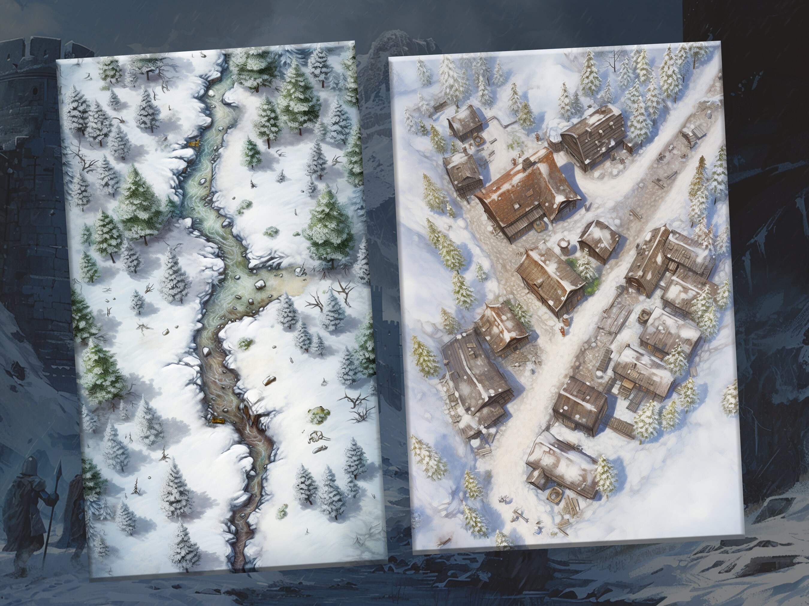 Dungeons and Dragons Battlemaps Digital RPG Maps Role Playing Printable ...