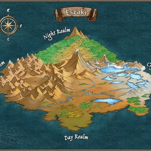 Custom Fantasy Map Commission for Writers, D&D, Dms, and More! - Etsy