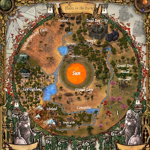 Custom Fantasy Map Commission for Writers, D&D, Dms, and More! - Etsy