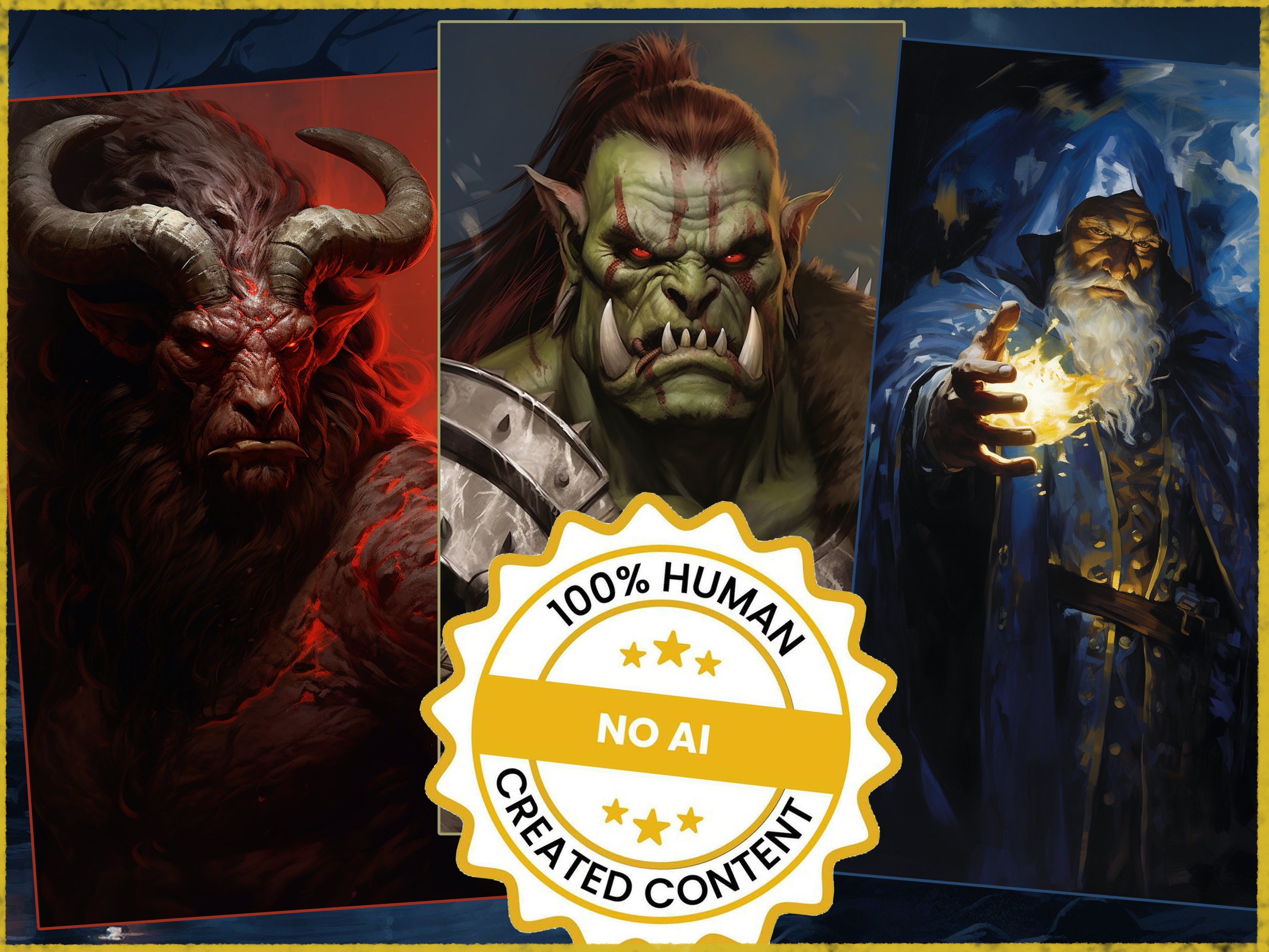 Custom Portrait, Character Commission, Dungeons and Dragons Character ...