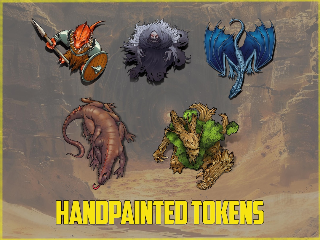 Dnd Tokens Pack Printable Tokens for Dungeons & Dragons Roll20 Dm Tools Dungeon Master Resources ...