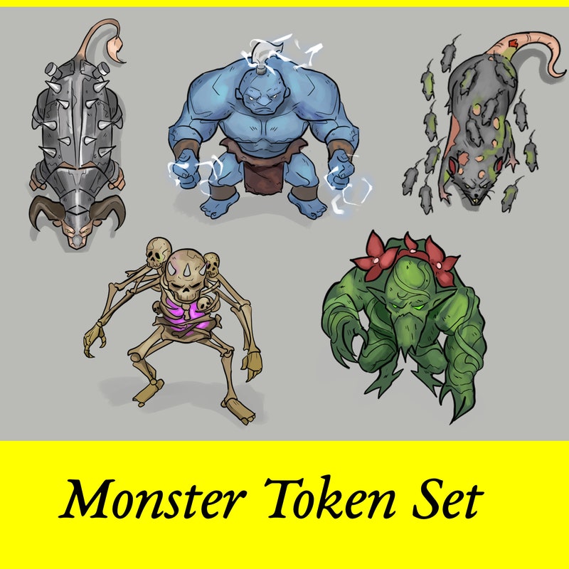Dnd Top Down Tokens - Etsy
