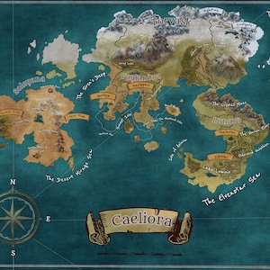 Custom Fantasy Map Commission for Writers, D&D, Dms, and More! - Etsy