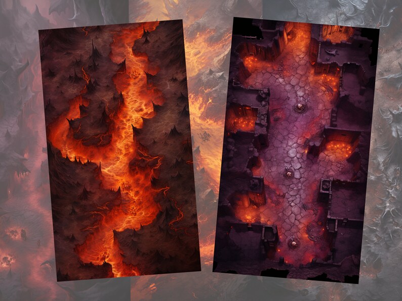 Dungeons and Dragons Battlemaps Digital RPG Maps Role Playing Printable ...