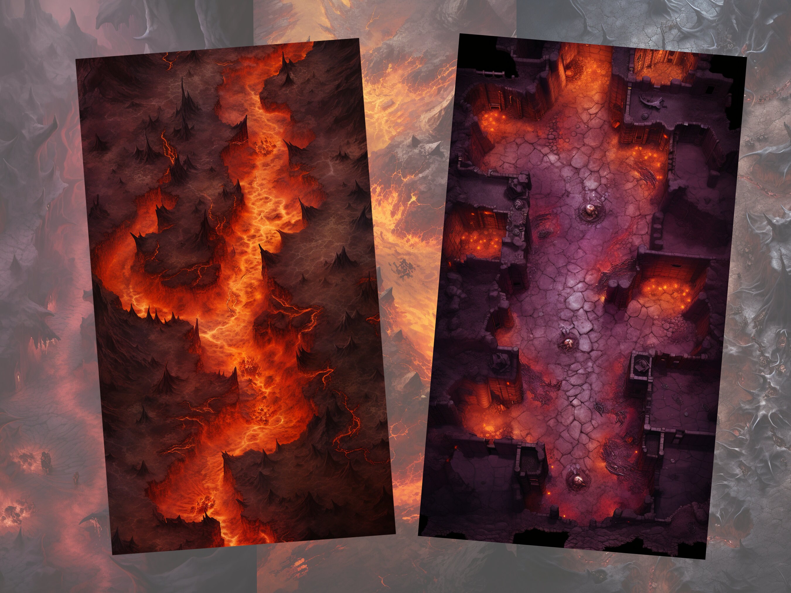 Dungeons and Dragons Battlemaps Digital RPG Maps Role Playing Printable ...