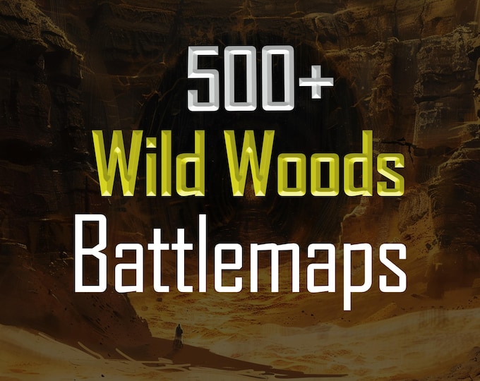 Dungeons and Dragons Battlemaps & Backgrounds Bundle | Digital RPG maps ...