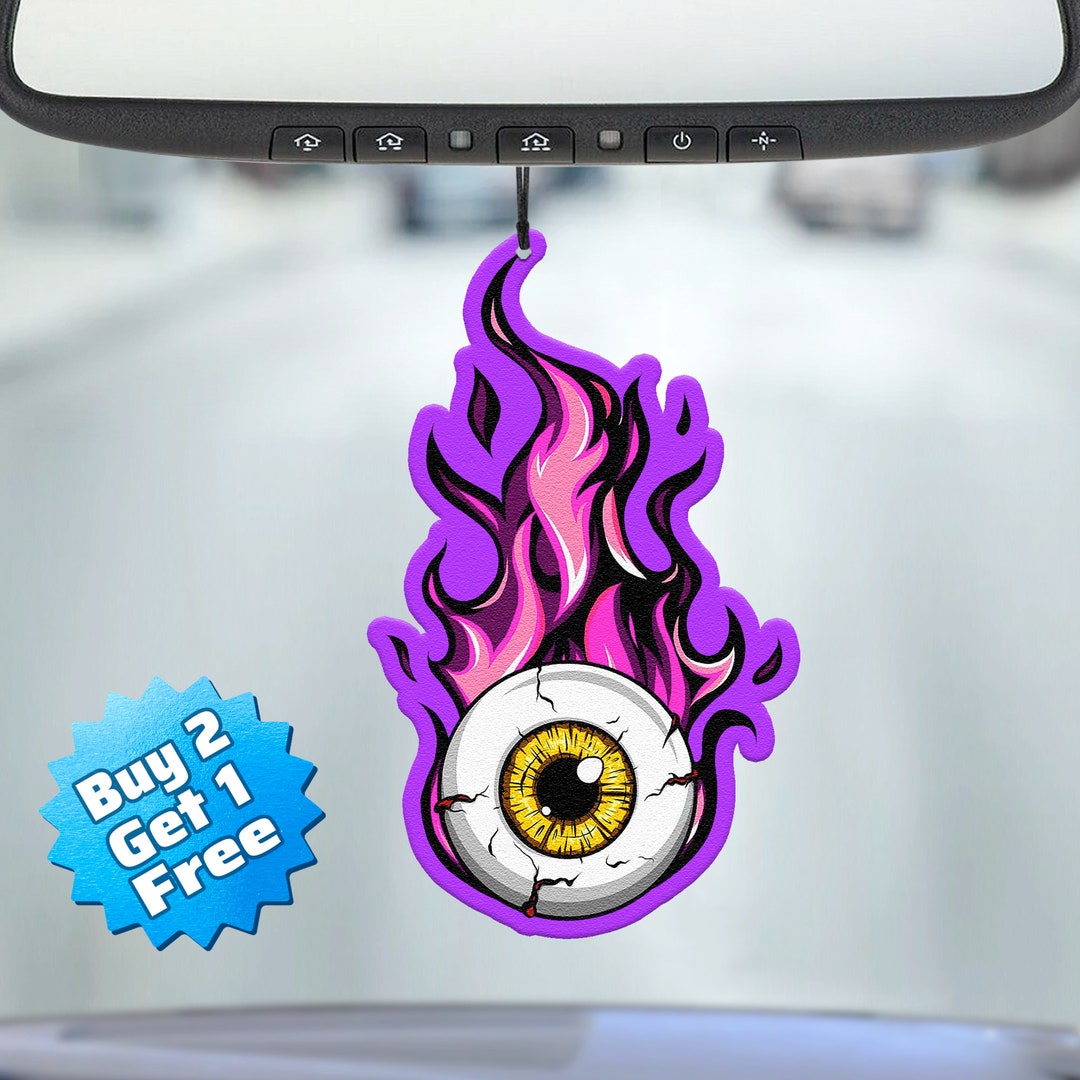 Flaming Eye Air Freshener – Funny Car Freshie, Novelty Scent - Etsy