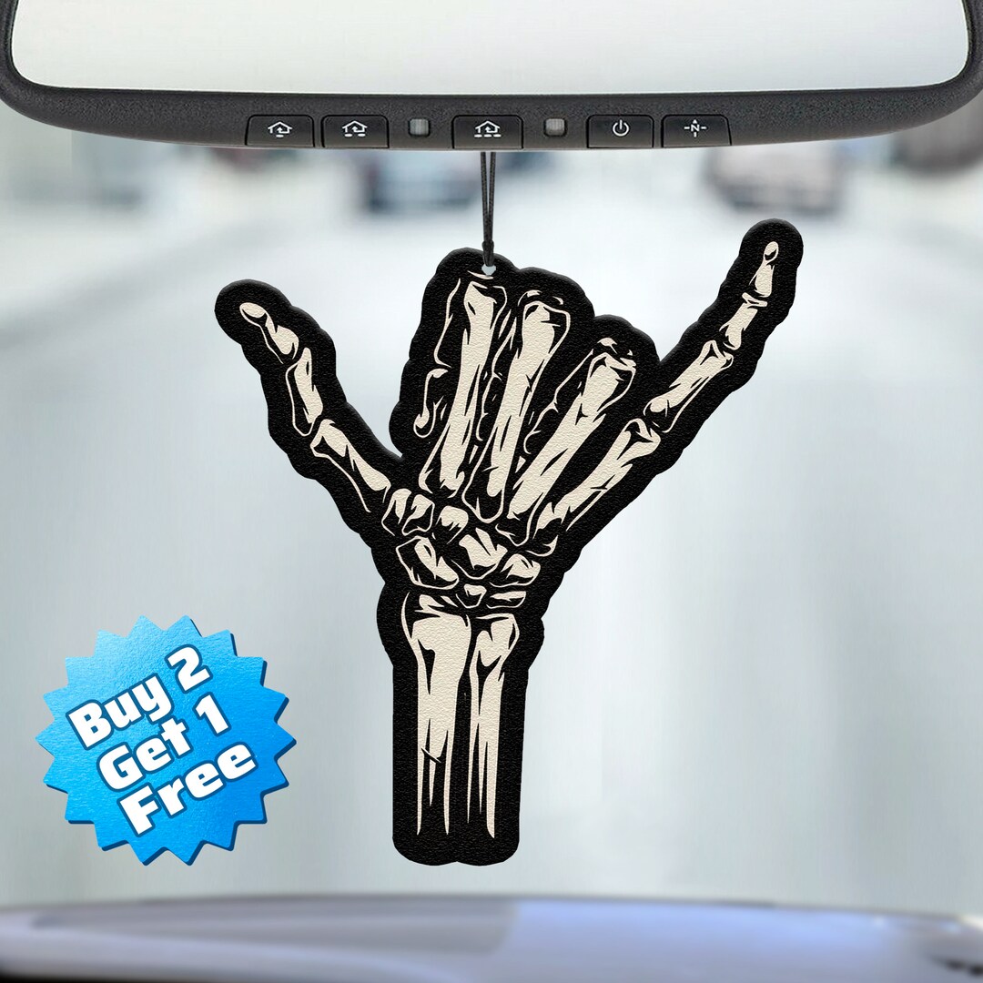 Funny Air Freshener - Skeleton Hand Air Freshener - Cute Air Freshener ...