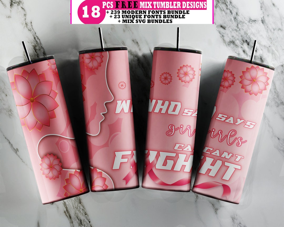 Cancer Tumbler Wrap Design Cancer Day Tumbler Wrap Cancer - Etsy