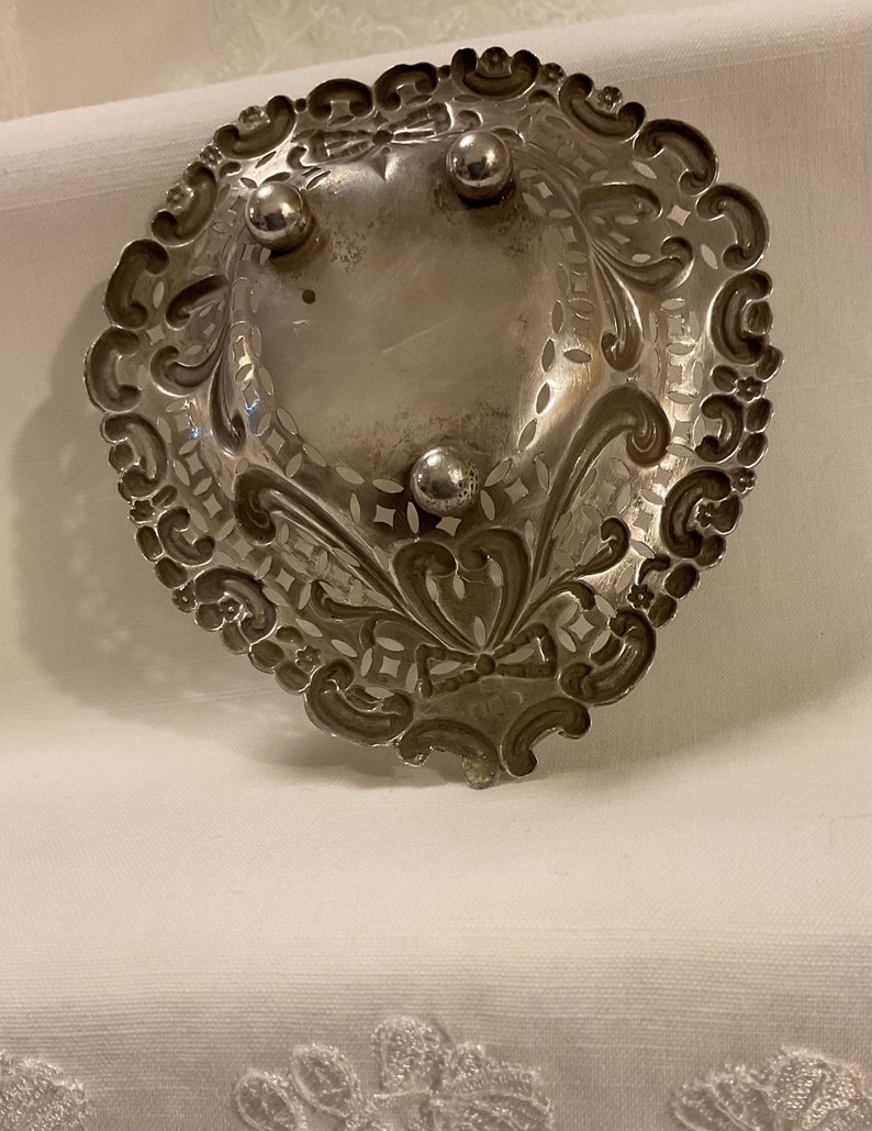 Antique Hallmark Solid Silver Birmingham 1886 Colen Cheshire Heart ...