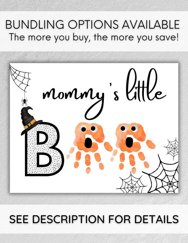 Halloween Handprint Art Craft Printable, Baby First Halloween, Toddler ...