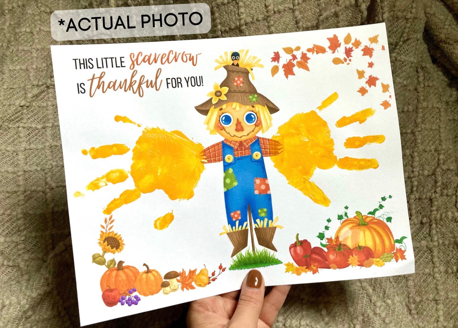 Thanksgiving Handprint Art Craft, Printable, Kids Handprint Art, Gift ...