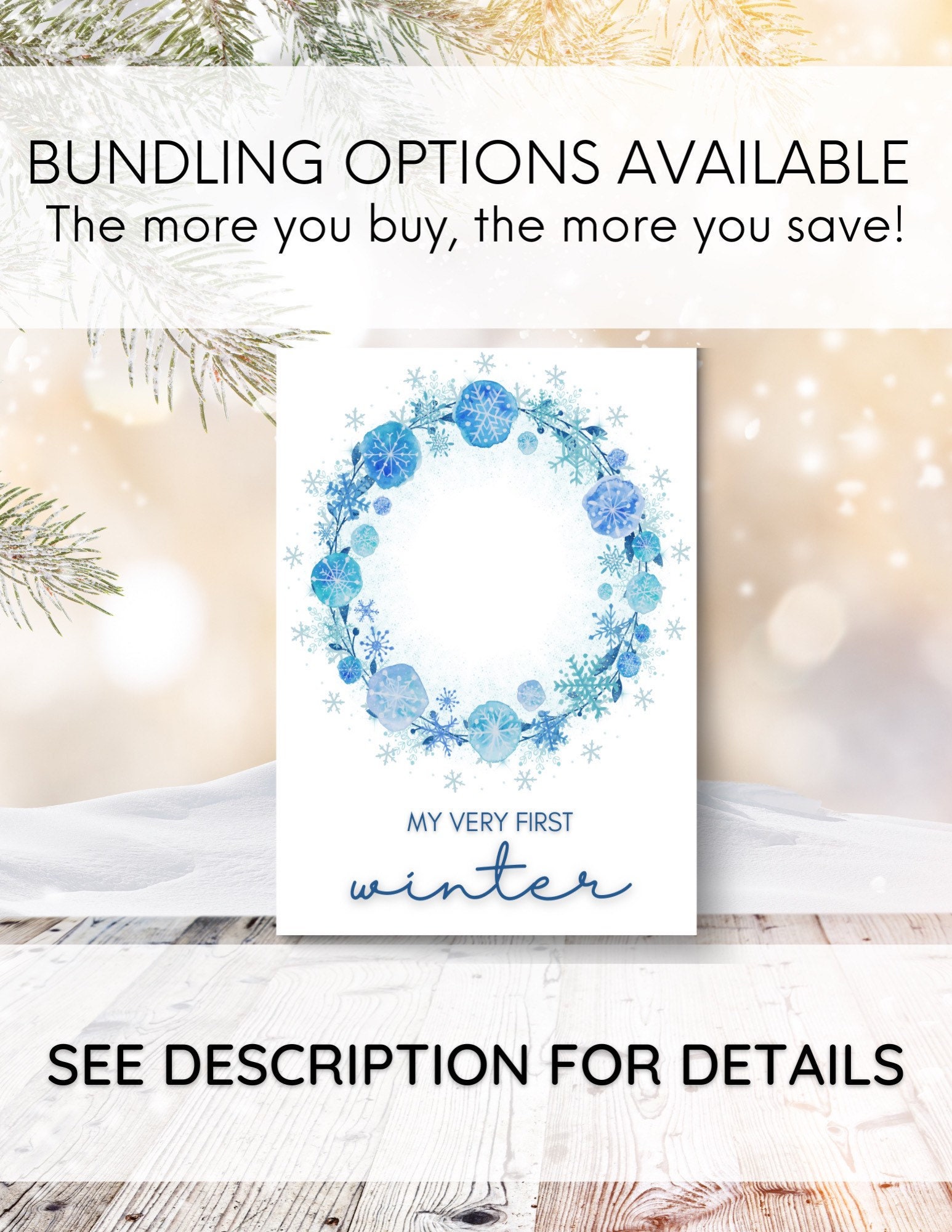 Winter Handprint Art Craft Babys First Winter Printable Kids - Etsy