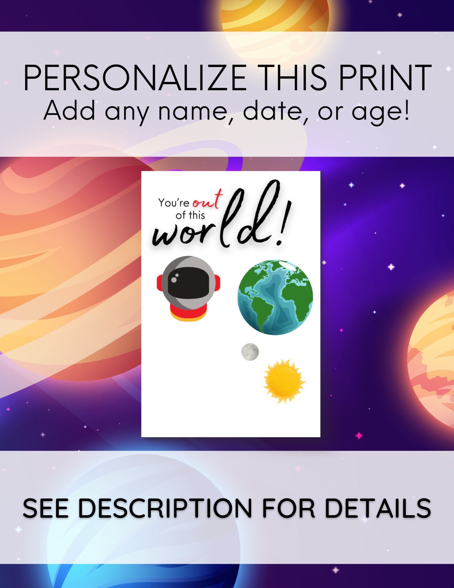 Astronaut Outer Space Handprint Art Craft Printable, Kids Toddler Baby ...