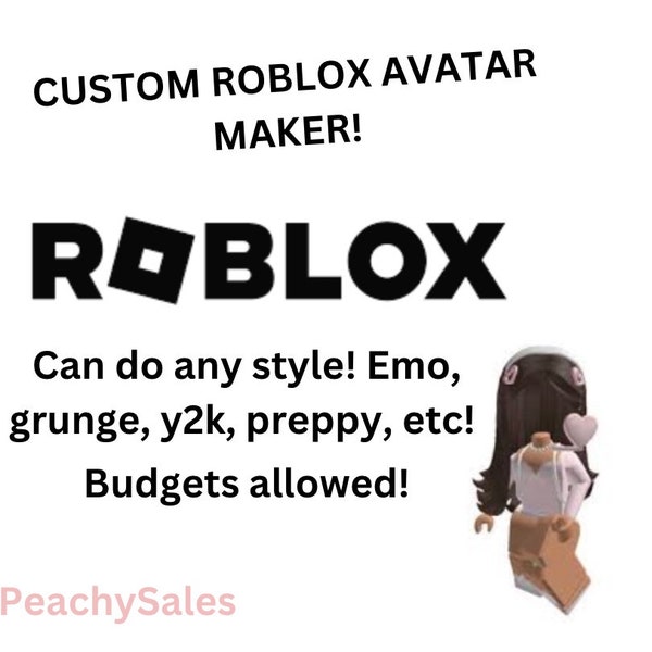 Custom Roblox Avatar - Etsy
