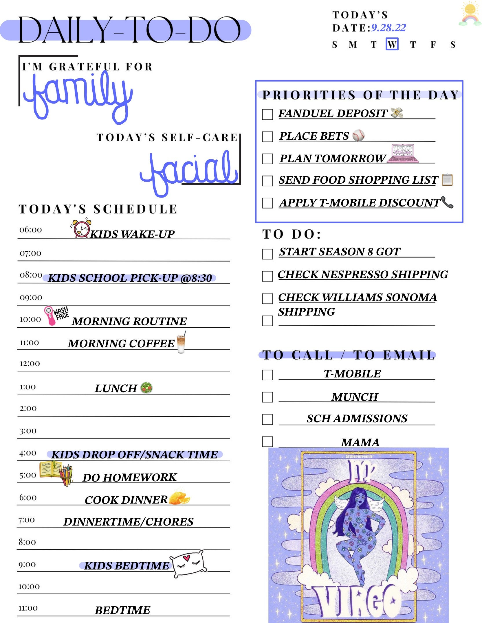 Digital Daily to Do (goodnotes) - Etsy