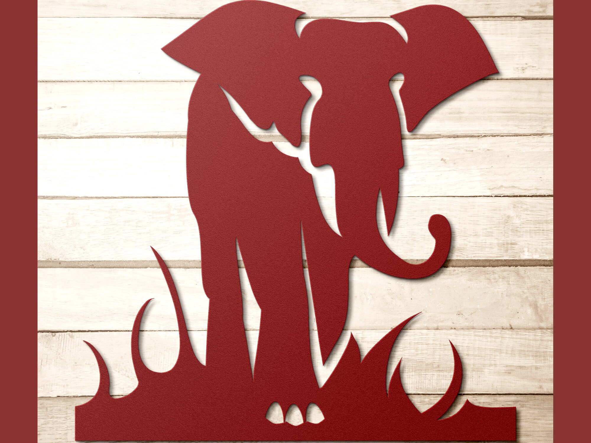 Elephant Signs, Artful Walldecoration, Animal Safari, Home Decor ...