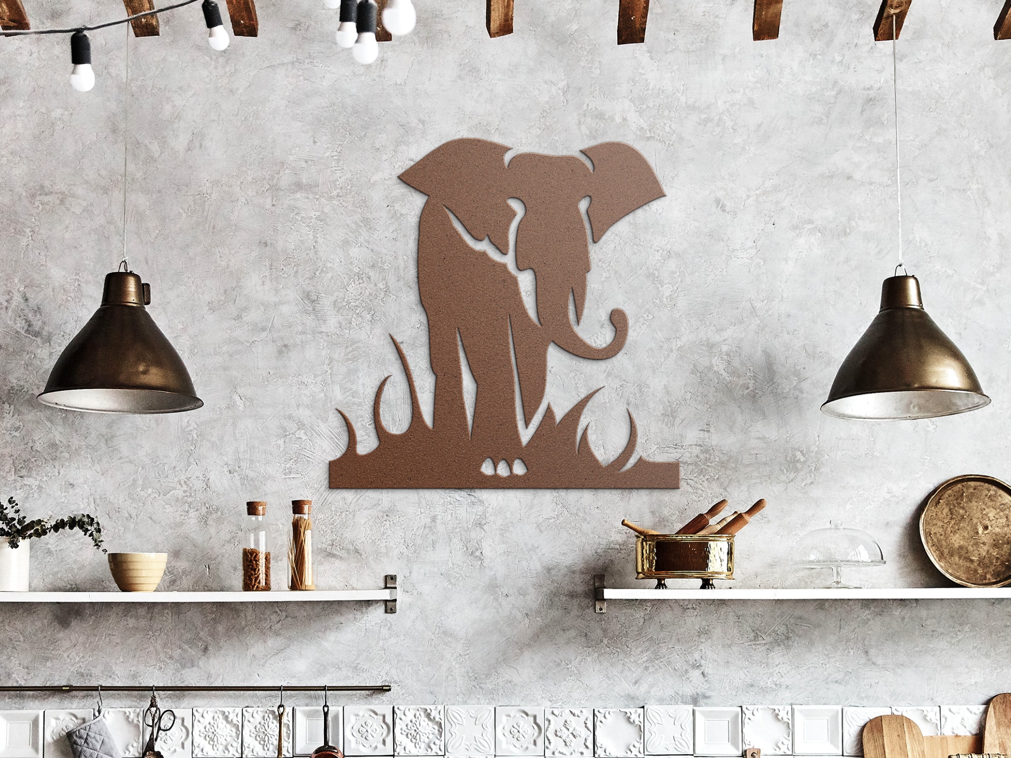 Elephant Signs, Artful Walldecoration, Animal Safari, Home Decor ...