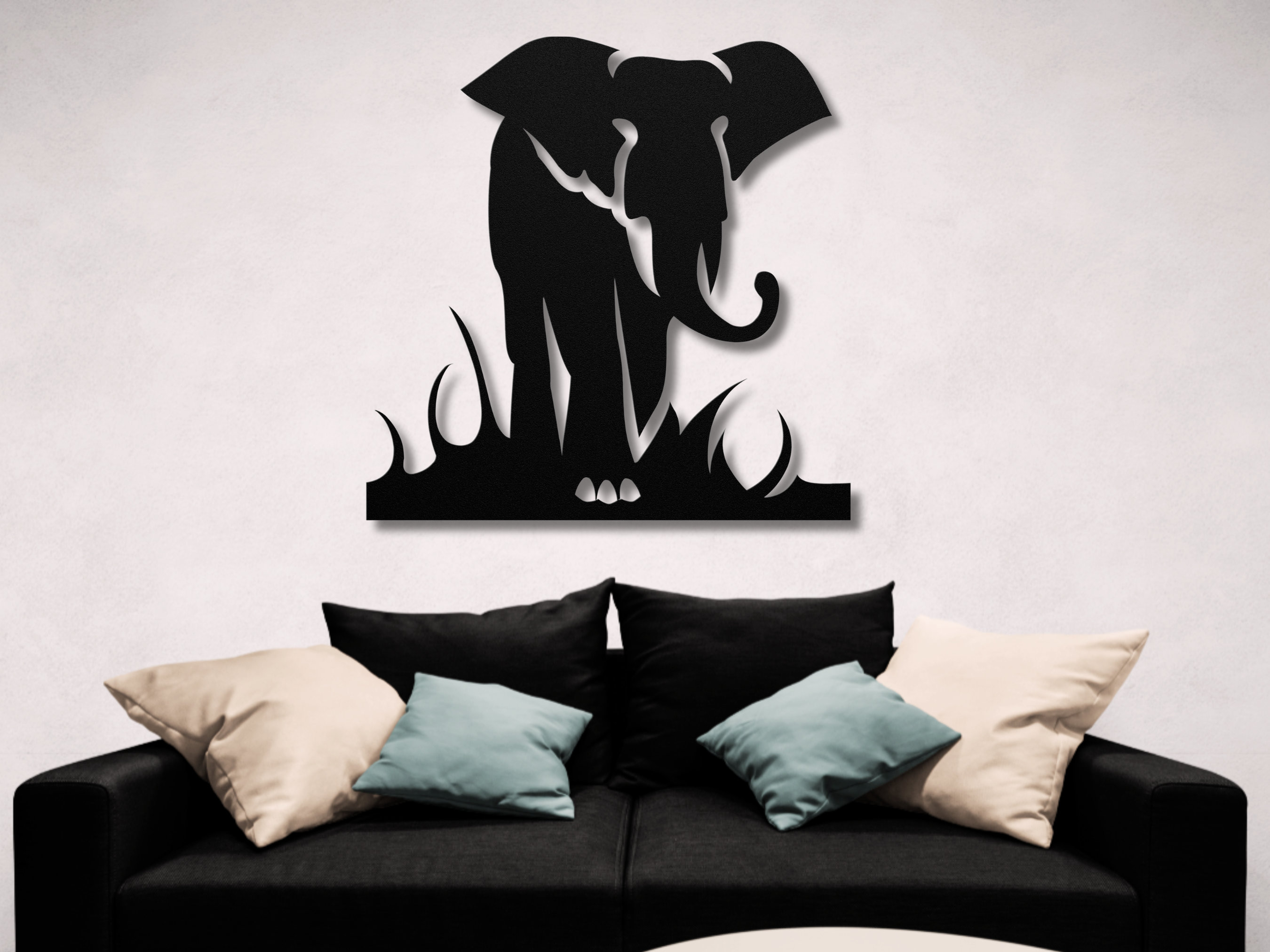 Elephant Signs, Artful Walldecoration, Animal Safari, Home Decor ...