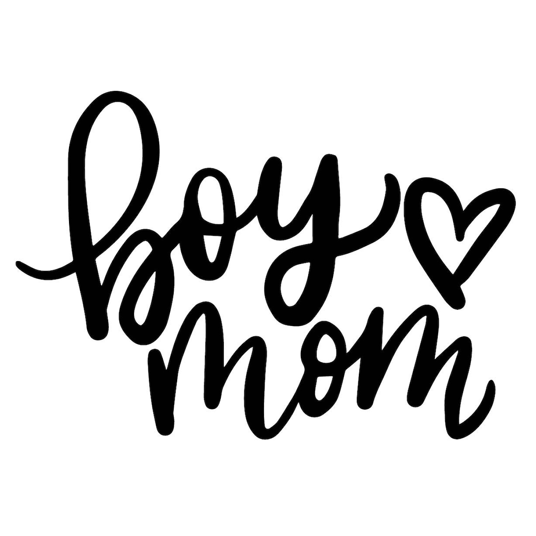 Boy Mama, Boy Mom SVG, Boy Mama SVG Decal Files, Cut Files for Cricut ...