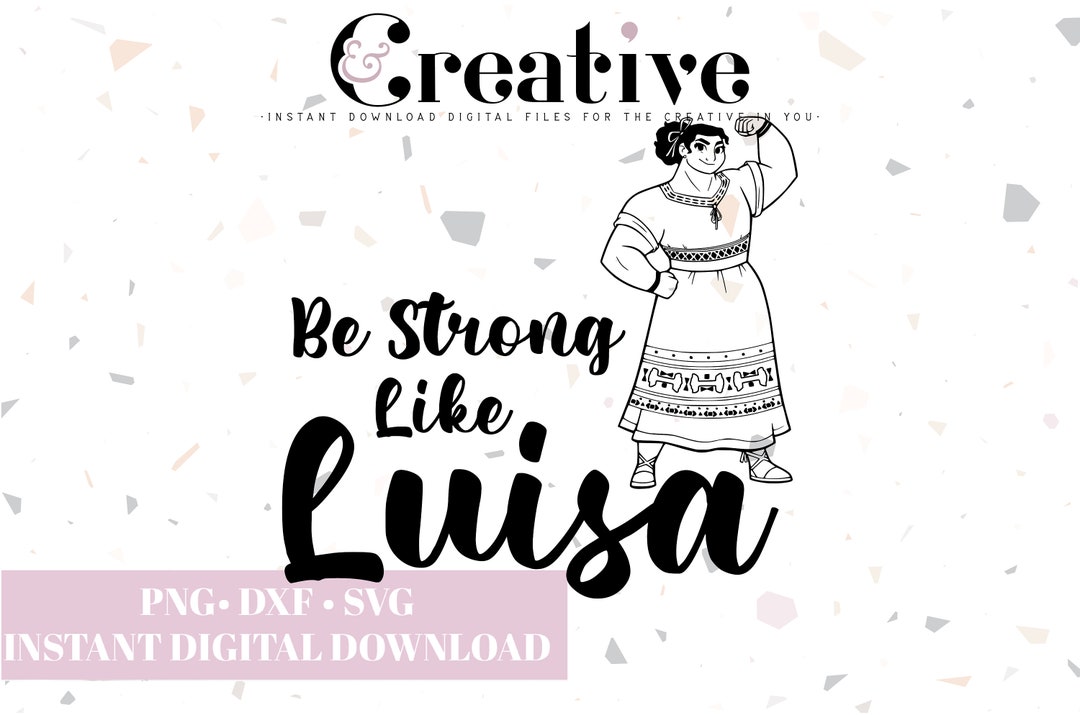 Luisa Encanto Decal Files, SVG, PNG, DXF (digital Download) - Etsy