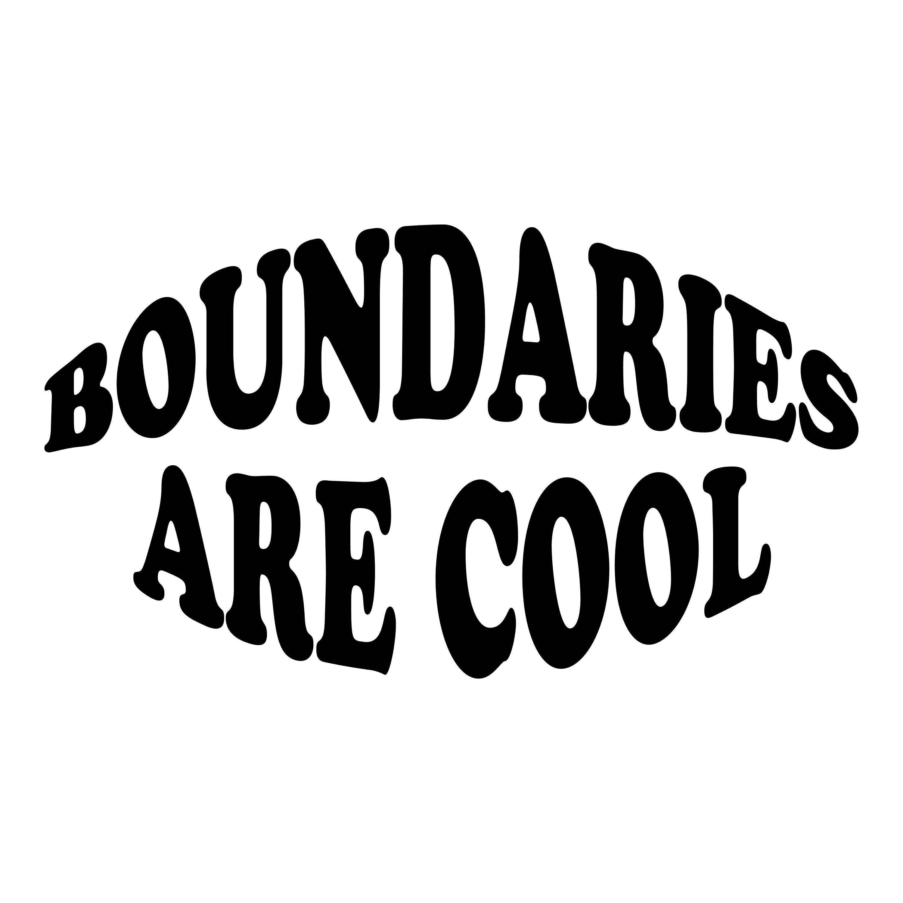 Boundaries Are Cool Boundaries SVG Boundaries Are Cool SVG - Etsy