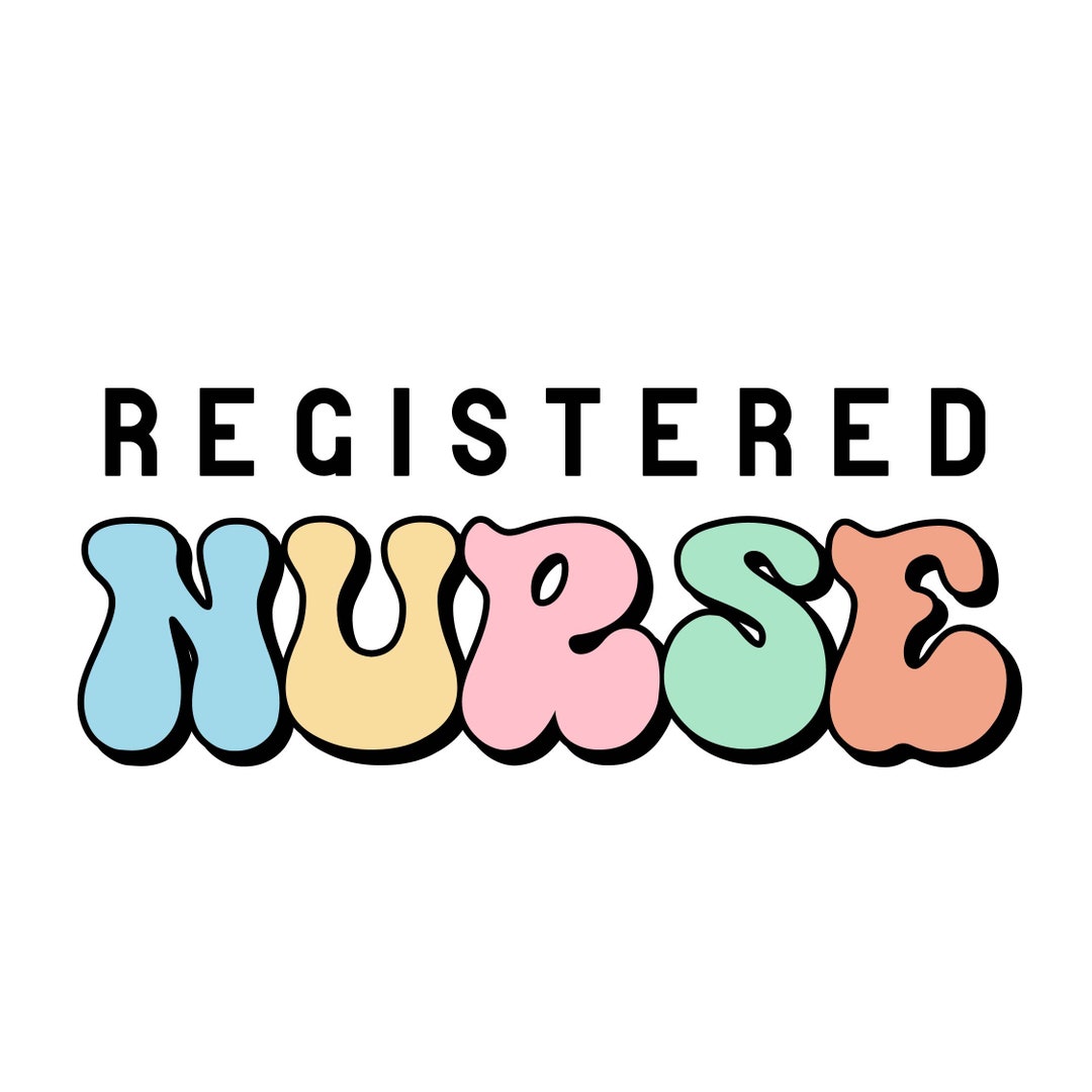 Registered Nurse, RN Svg, Registered Nurse Decal Files, Cut Files for ...