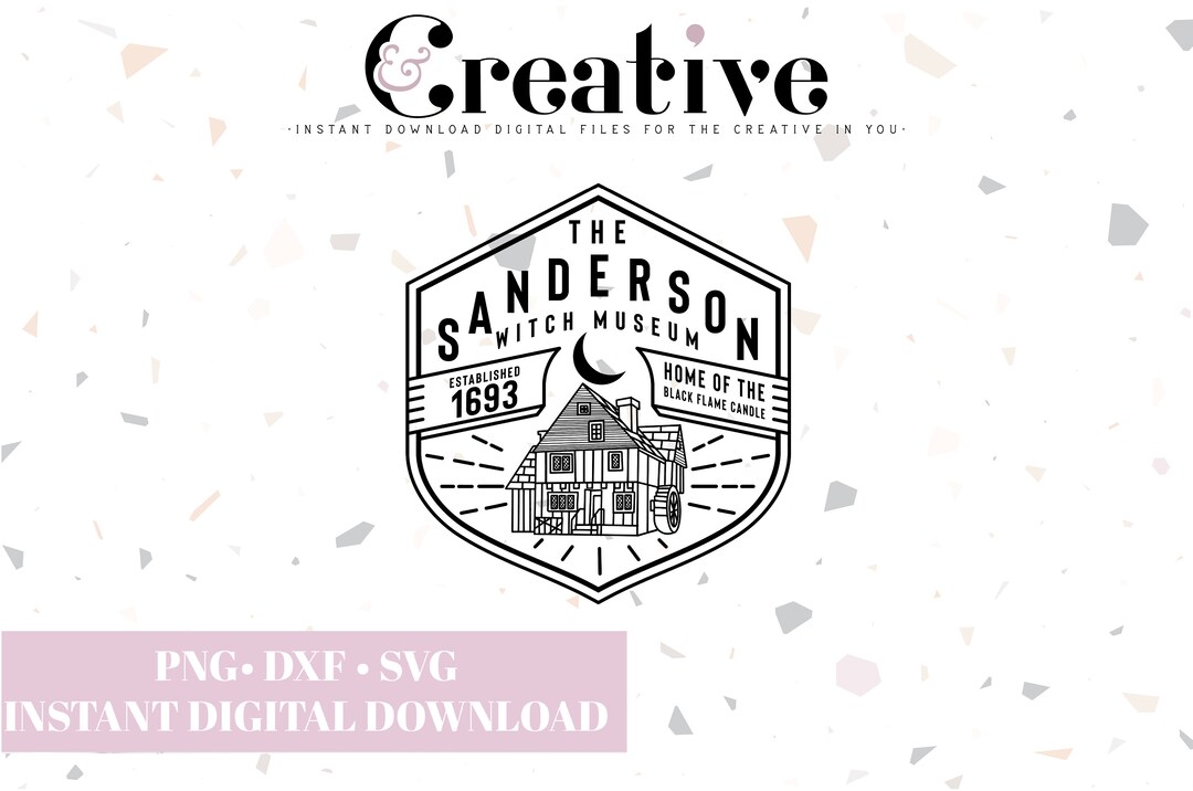 Sanderson Witch Museum Hocus Pocus Decal Files (SVG, PNG, DXF) - Etsy
